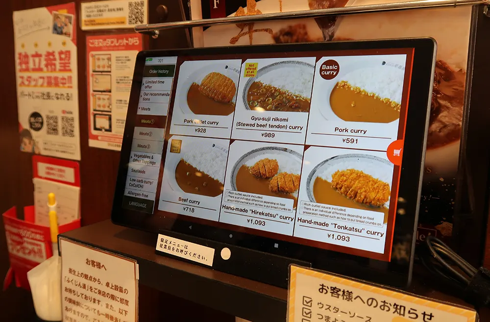 Vegetarian Menu at Coco Curry Ichibanya, Japan | Cakes with Faces